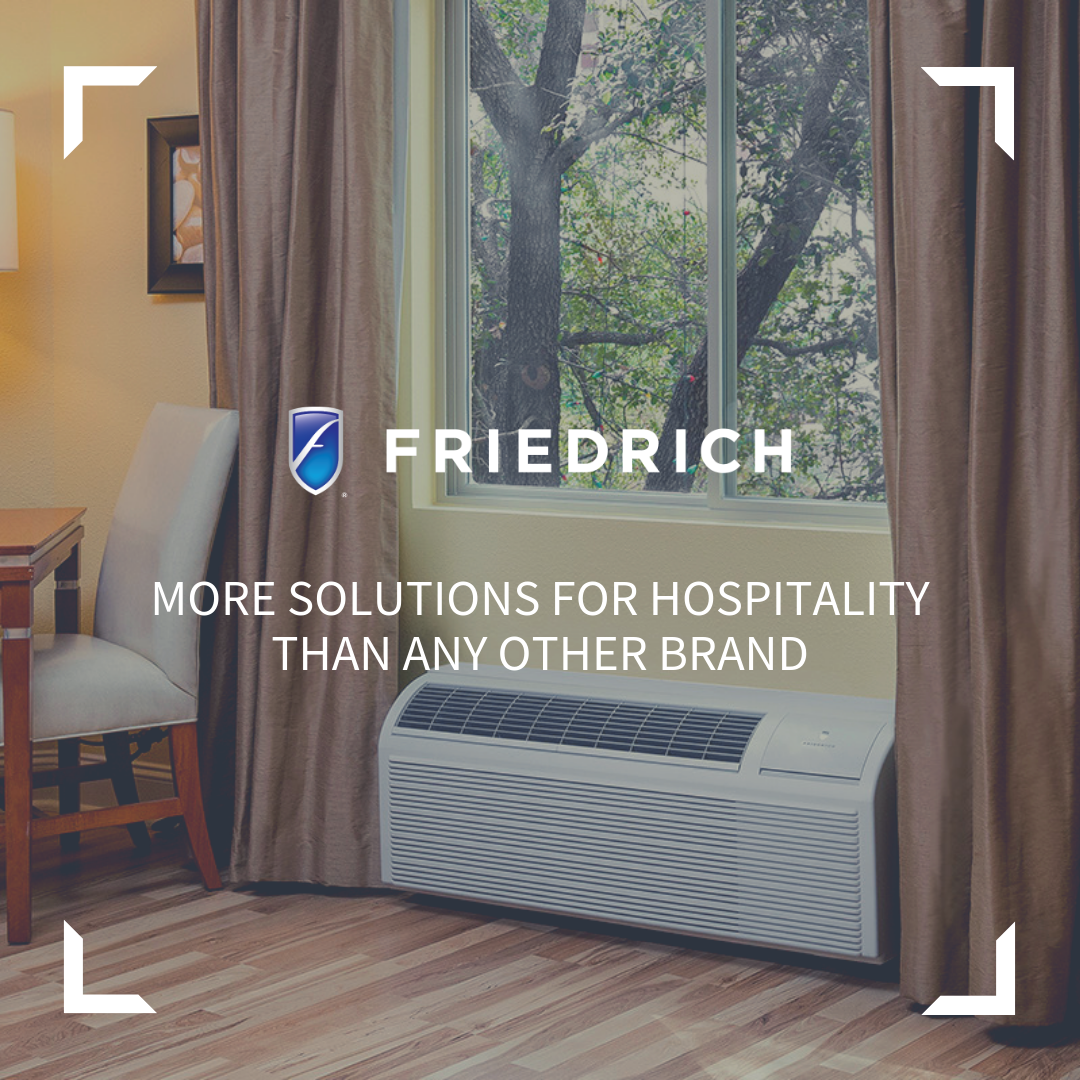 Friedrich PTAC guest lodging comfort- from the experts | Friedrich